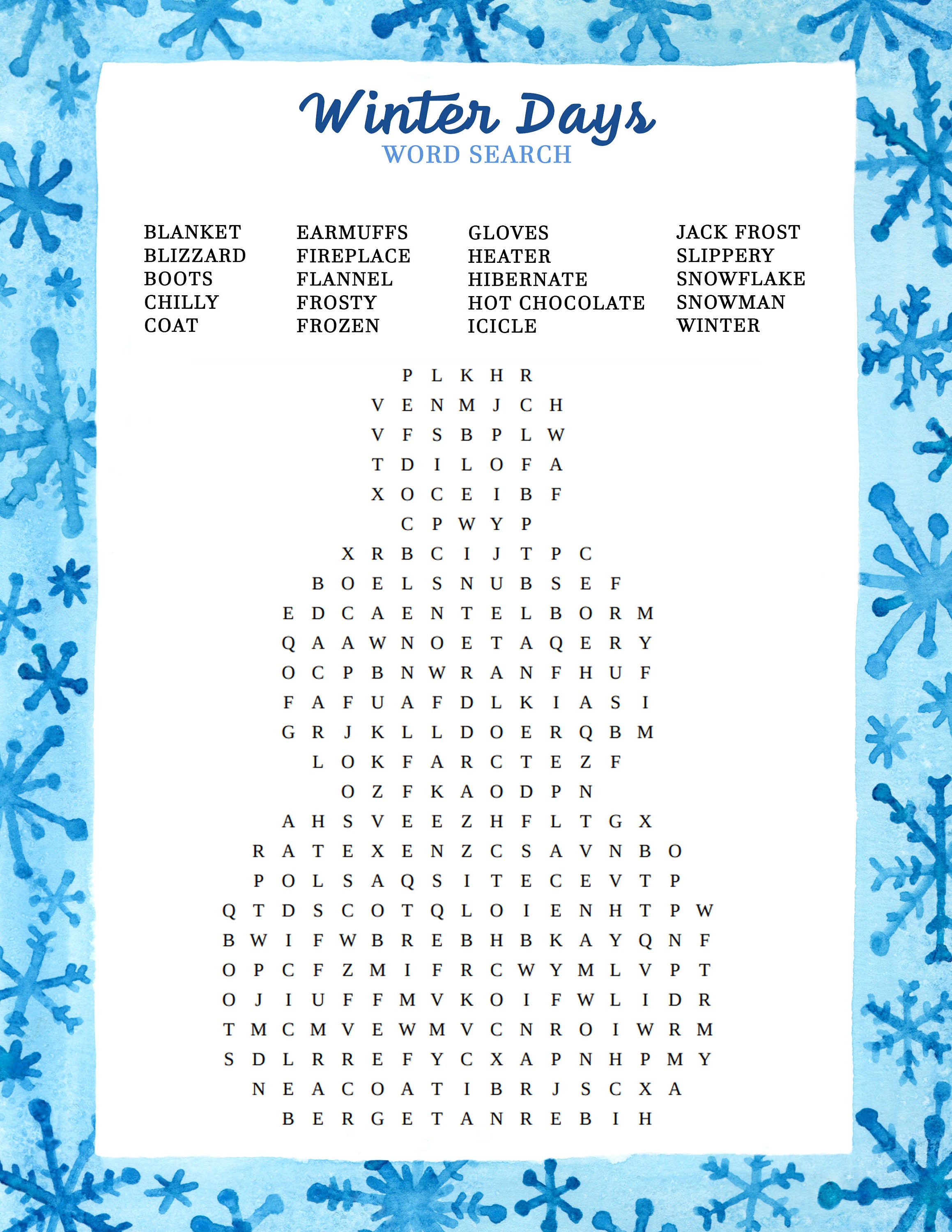 4 Winter Printable Game Bundle Holiday Party Game Winter Activity for ...