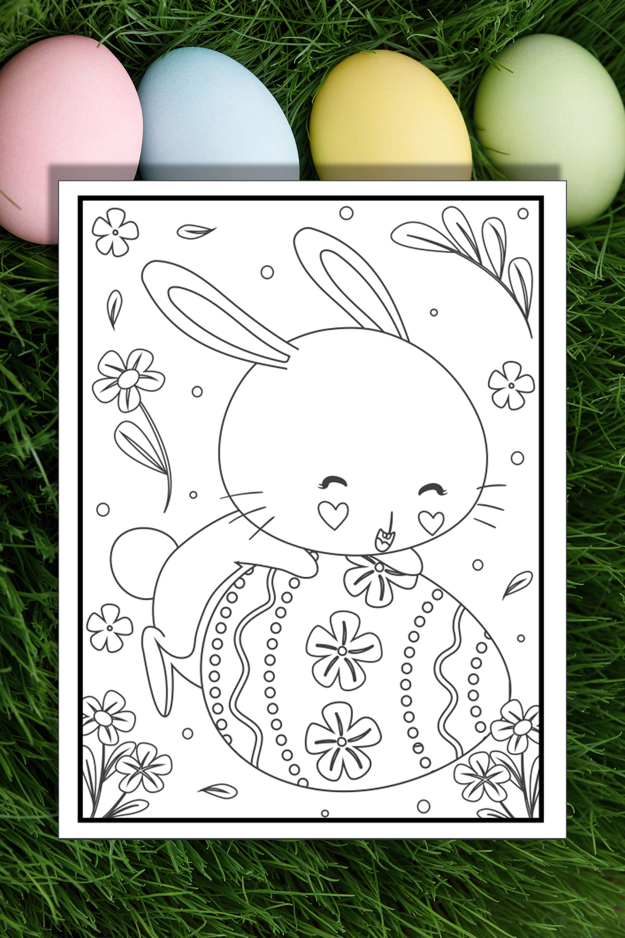 Easter Coloring Pages PDF, 40 Pages, Digital Download, Coloring Pages ...