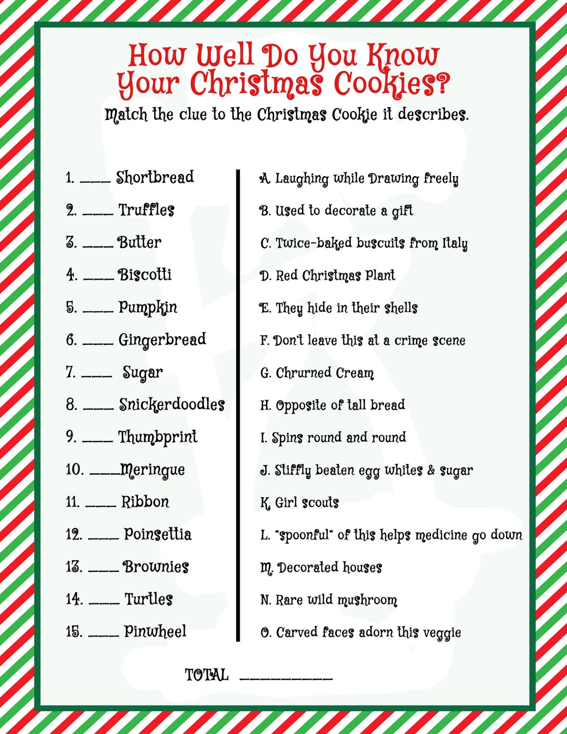 8 Christmas Activity Bundle Night Before Christmas Game - Etsy