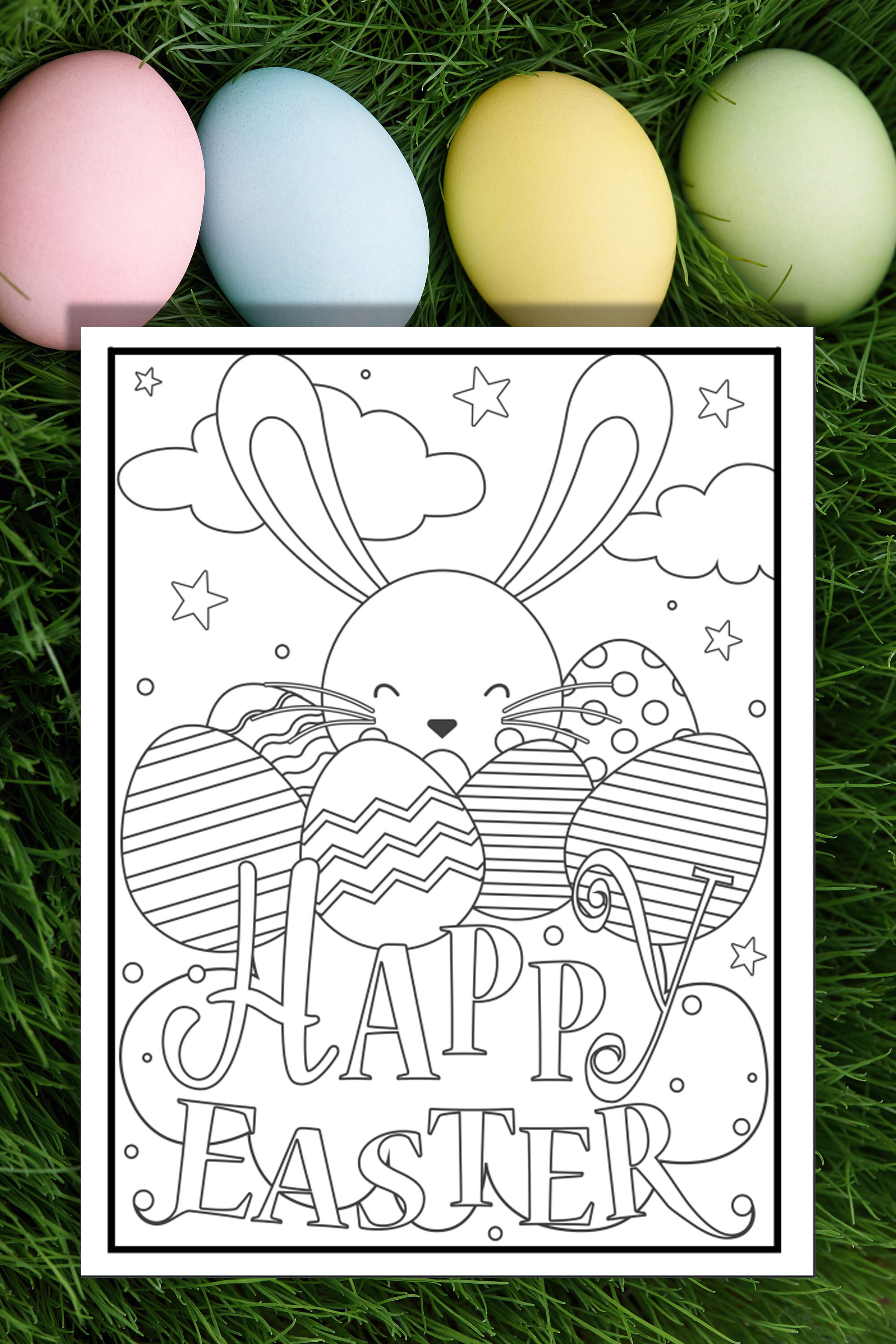 Easter Coloring Pages PDF, 40 Pages, Digital Download, Coloring Pages ...