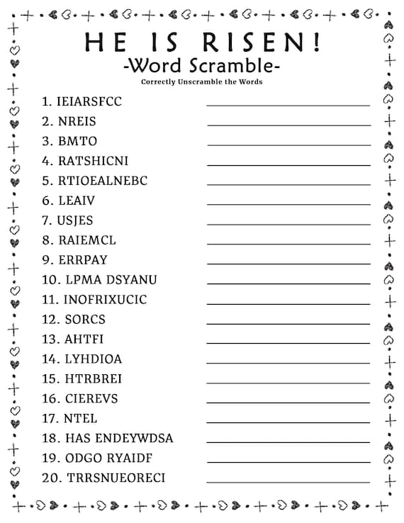 Christian Christmas Word Scramble christian-christmas-word-scramble