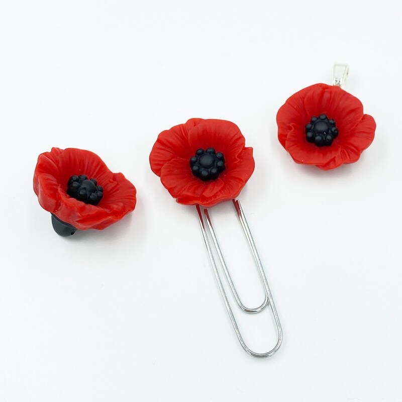 Poppy Lapel Pin - Etsy