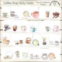 Digital Printable Stationary - Coffee Theme - Etsy