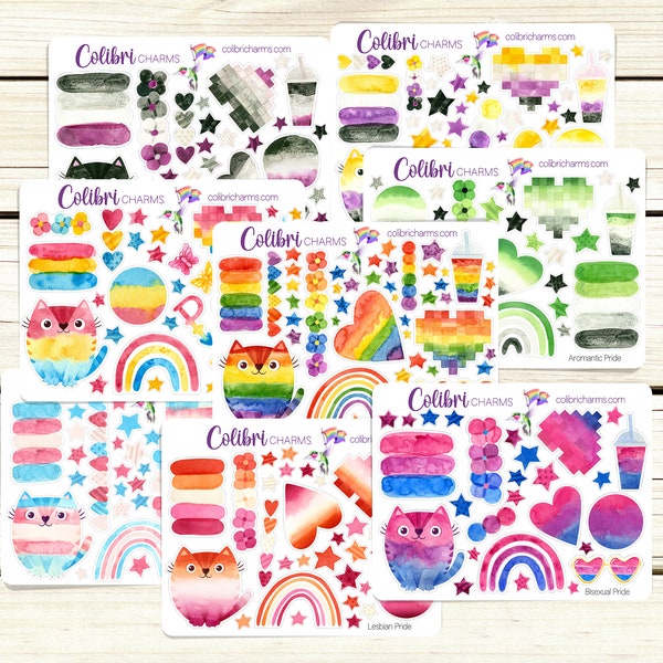 Trans Pride Planner Stickers - Etsy