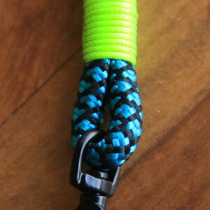 Make Your Own Leash / Turquoise & Black Snake / Dog Leash / Handmade ...