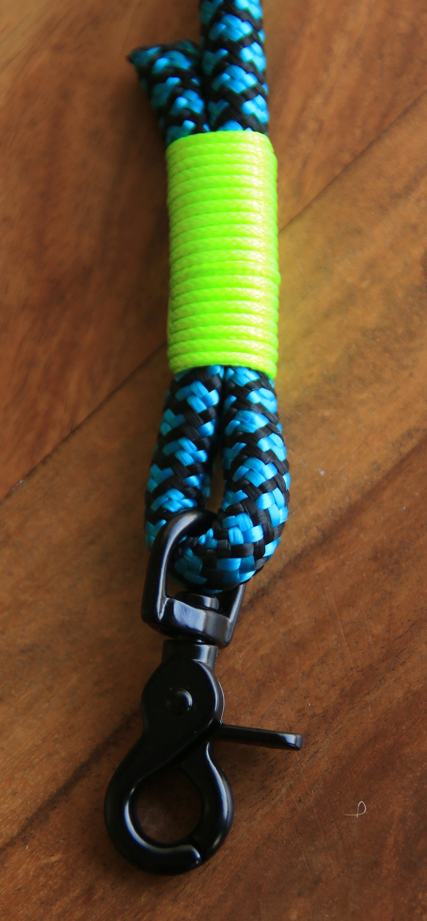 Make Your Own Leash / Turquoise & Black Snake / Dog Leash / - Etsy