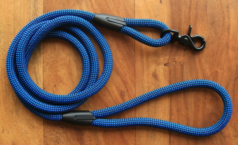 Checkered Black & Blue Dog Leash for Small and Big Dogs/ Dog - Etsy