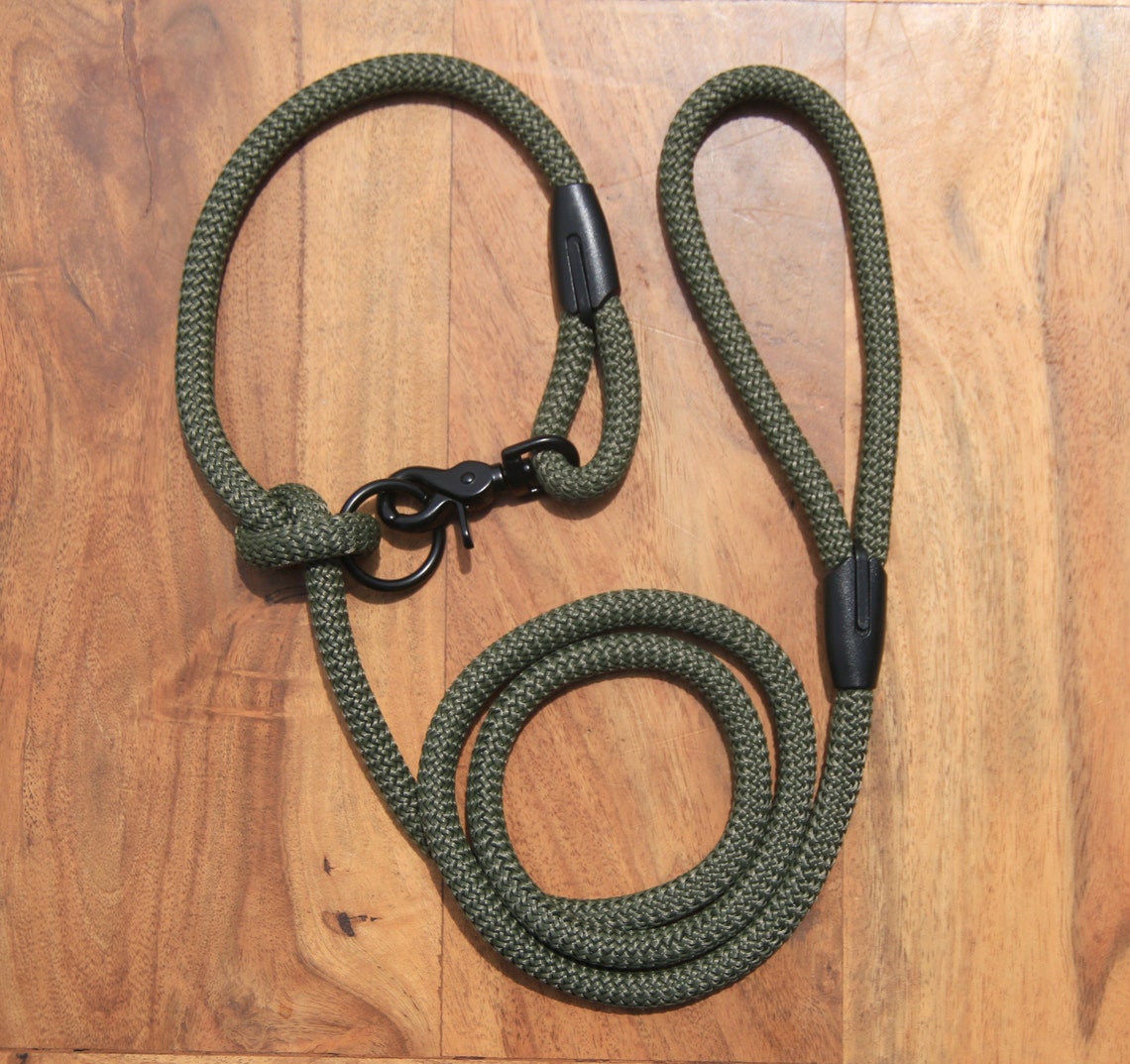 Olive Green Dog Leash for Small and Big Dogs/dog Leads/dog - Etsy