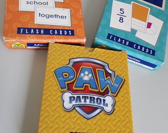 Paw Patrol Flash Cards - Etsy