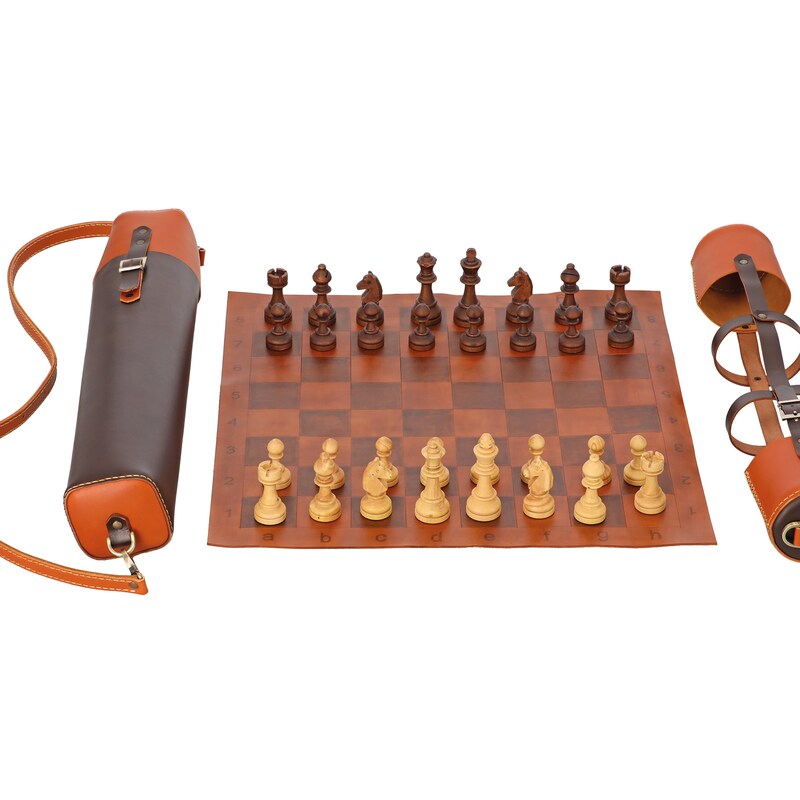 Leather Chess Board - Etsy