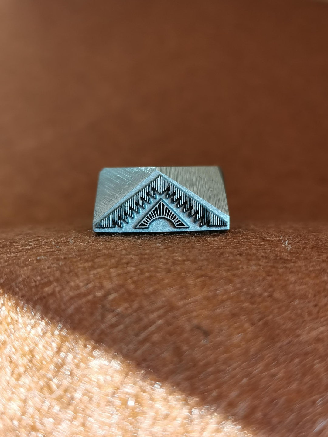 Iris/arrow/indian Inspired Triangle Steel Punches Jewelry Metal ...