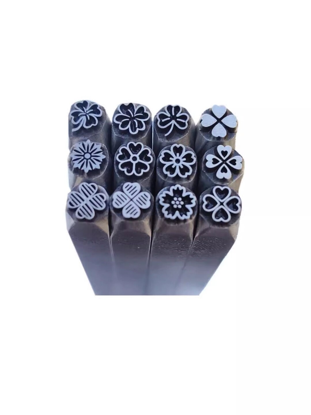 5mm Clover Sakura Cherry Flowers Floral Steel Punches Jewelry Metal ...