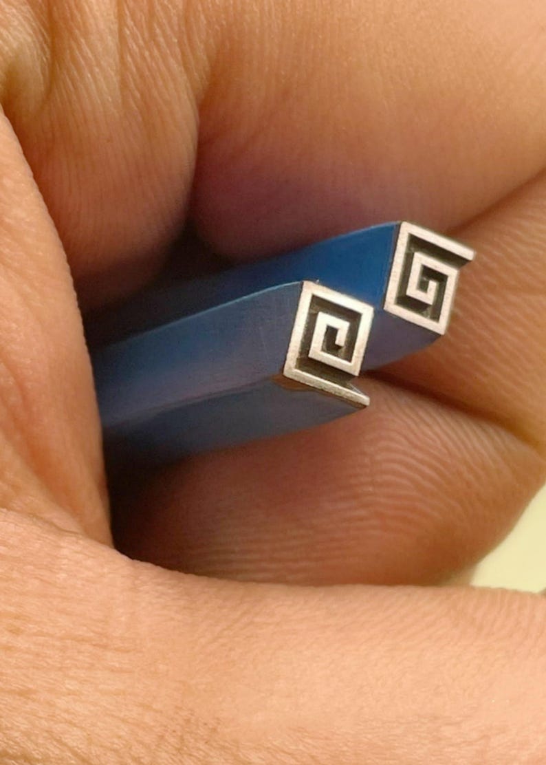 Bohemian Square Metal Stamp Boho Style Steel Punches Jewelry Metal ...