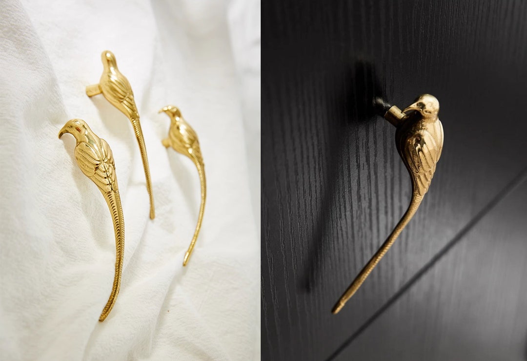 Cute Bird Knobs,bird Kitchen Cabinet Pulls,bird Pulls,bird Knobs,kids Dresser Knob,animal Door ...