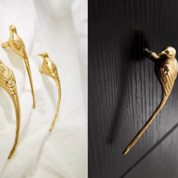 Cute Bird Cabinet Knob - Etsy