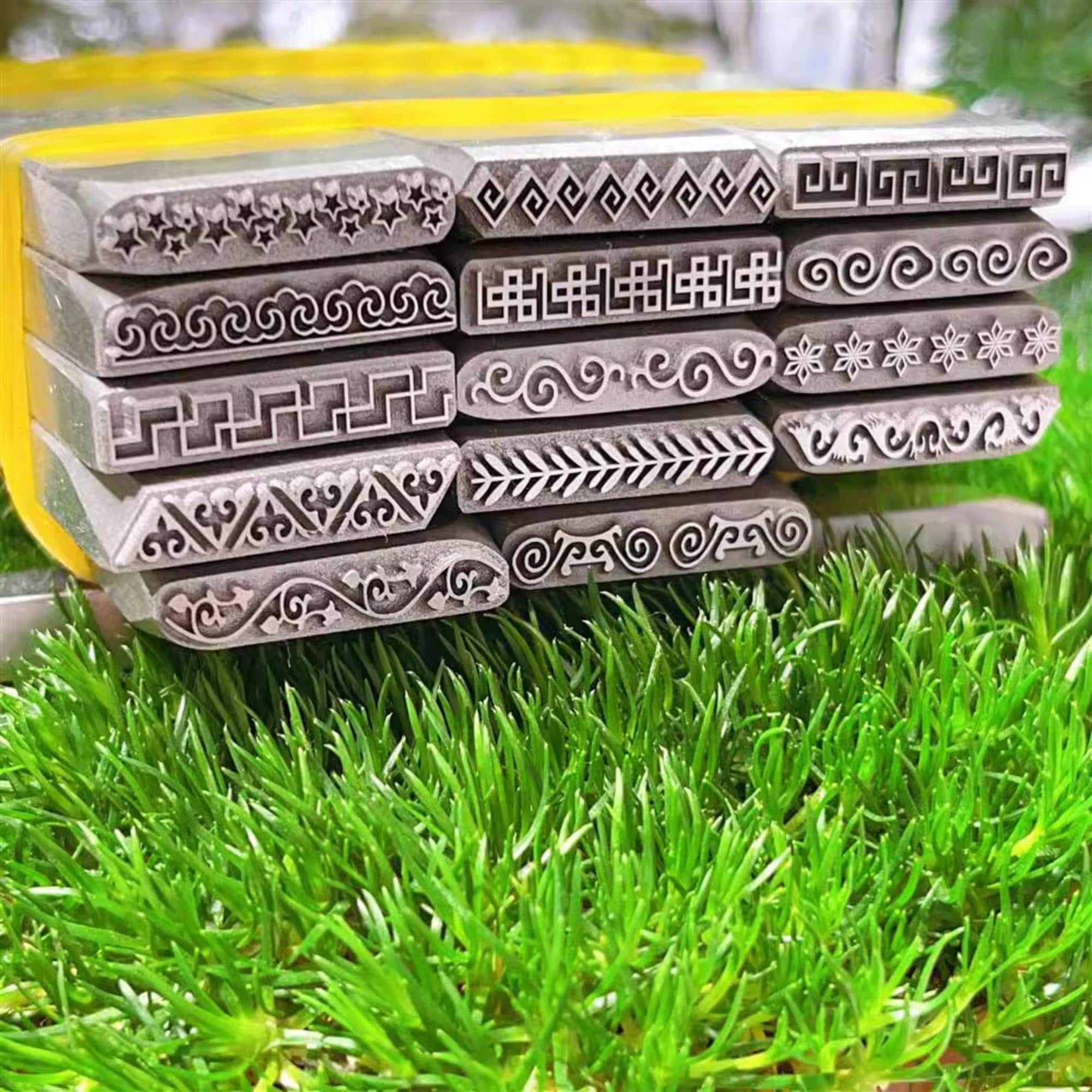 Boho Bohemian Style Spiral Floral Flower Steel Punches Jewelry Metal ...