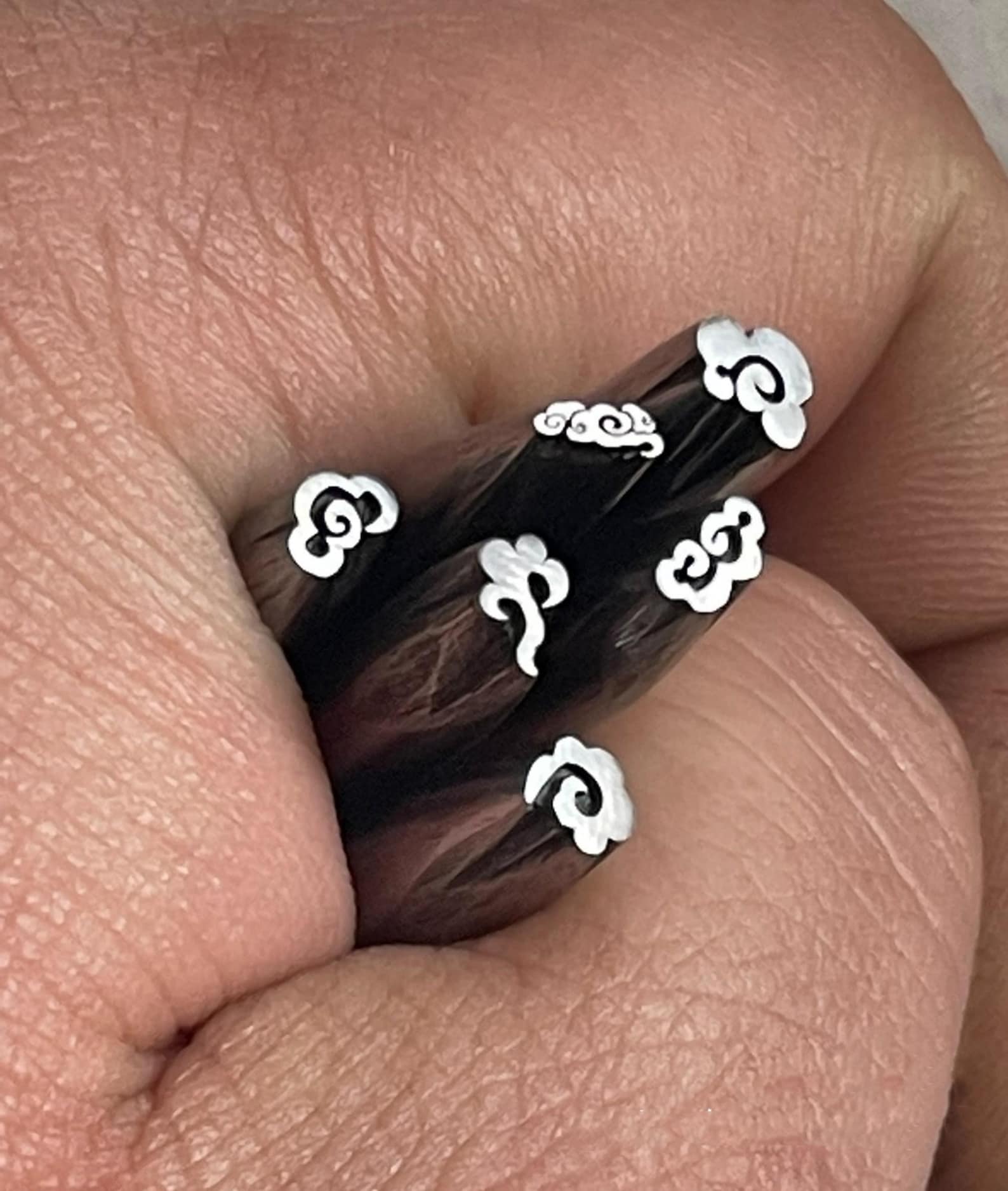 Cloud Metal Stamp Lucky Cloud Oriental Steel Punches Jewelry Metal ...