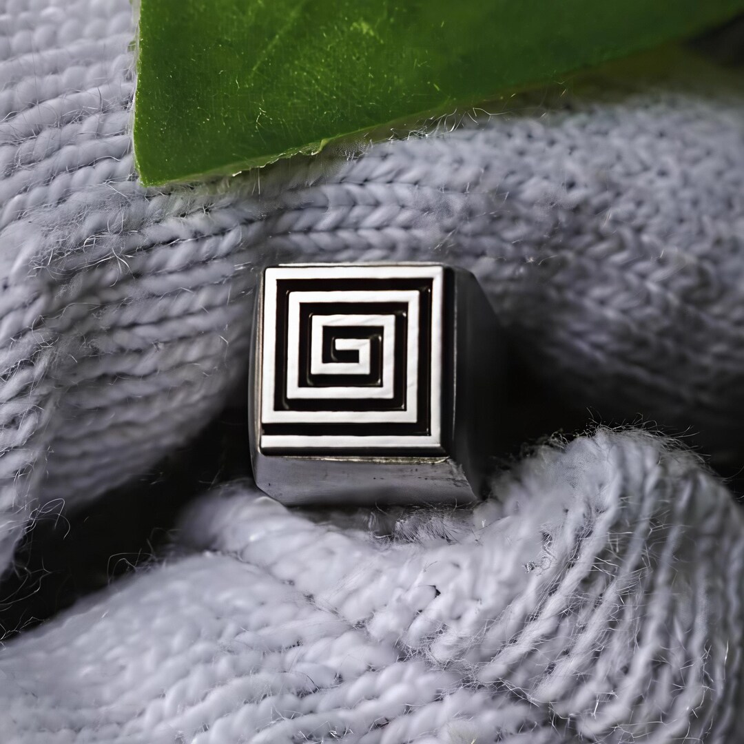 Square Maze Helix/wirlpool/spiral Steel Punches Jewelry Metal, Leather ...