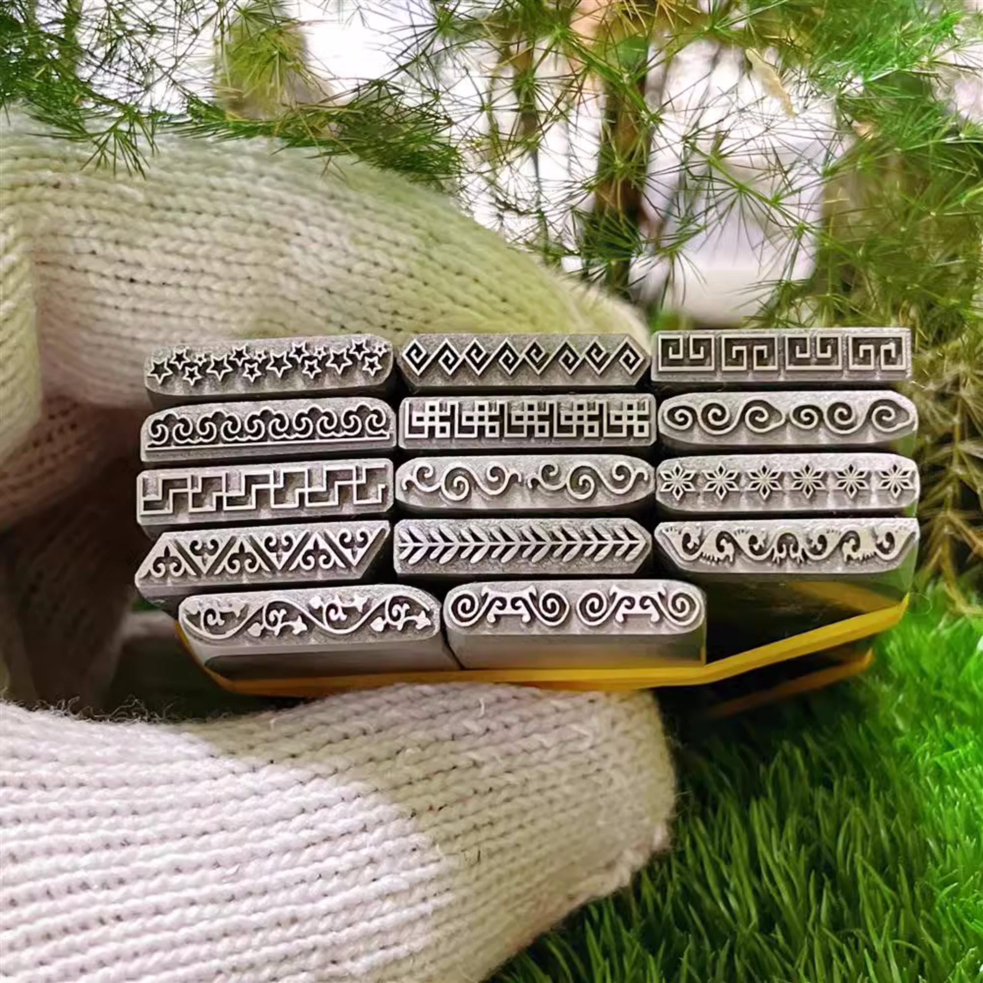 Boho Bohemian Style Spiral Floral Flower Steel Punches Jewelry Metal ...
