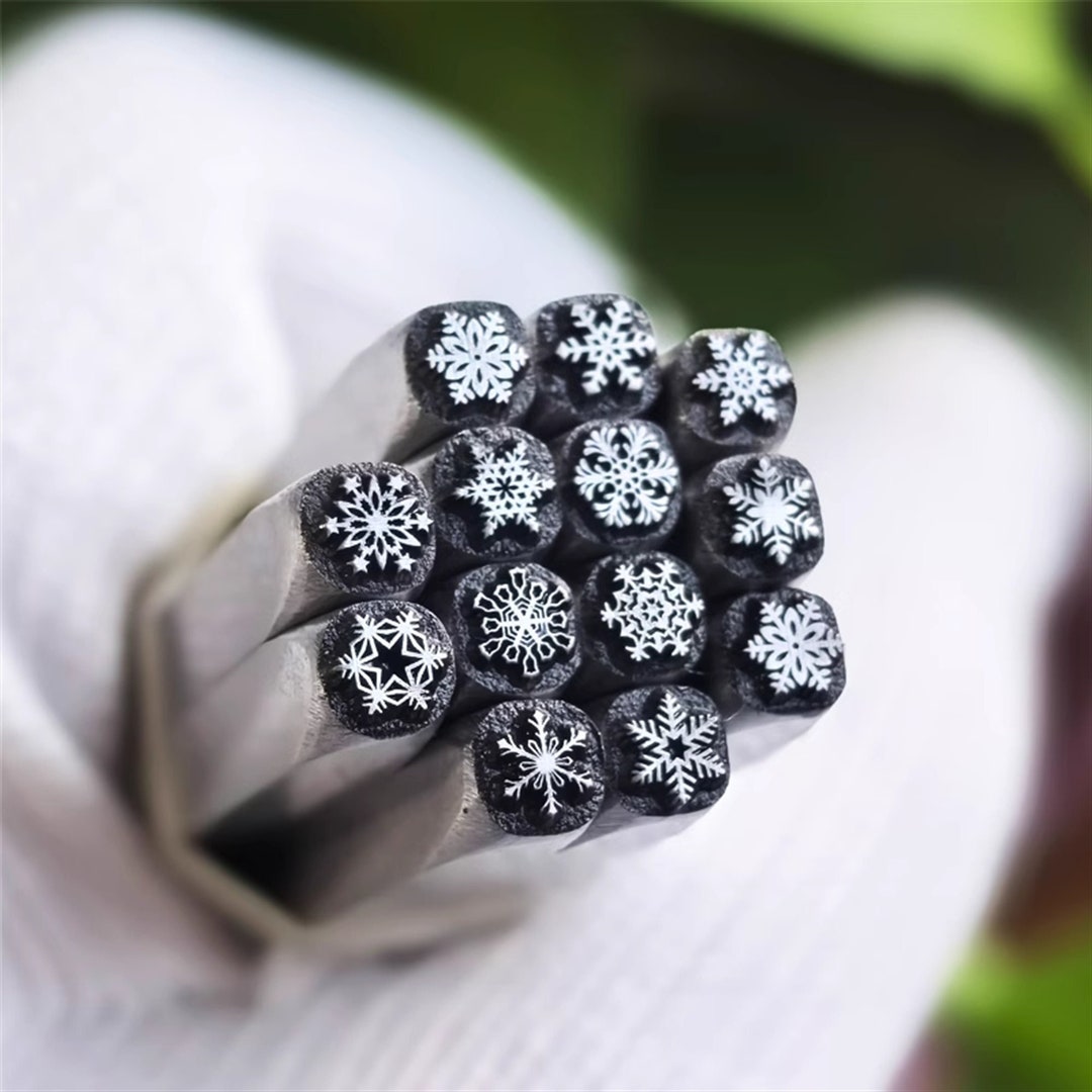Snow,snow Flower,snowflake,texture,steel Punches Jewelry Metal, Leather ...