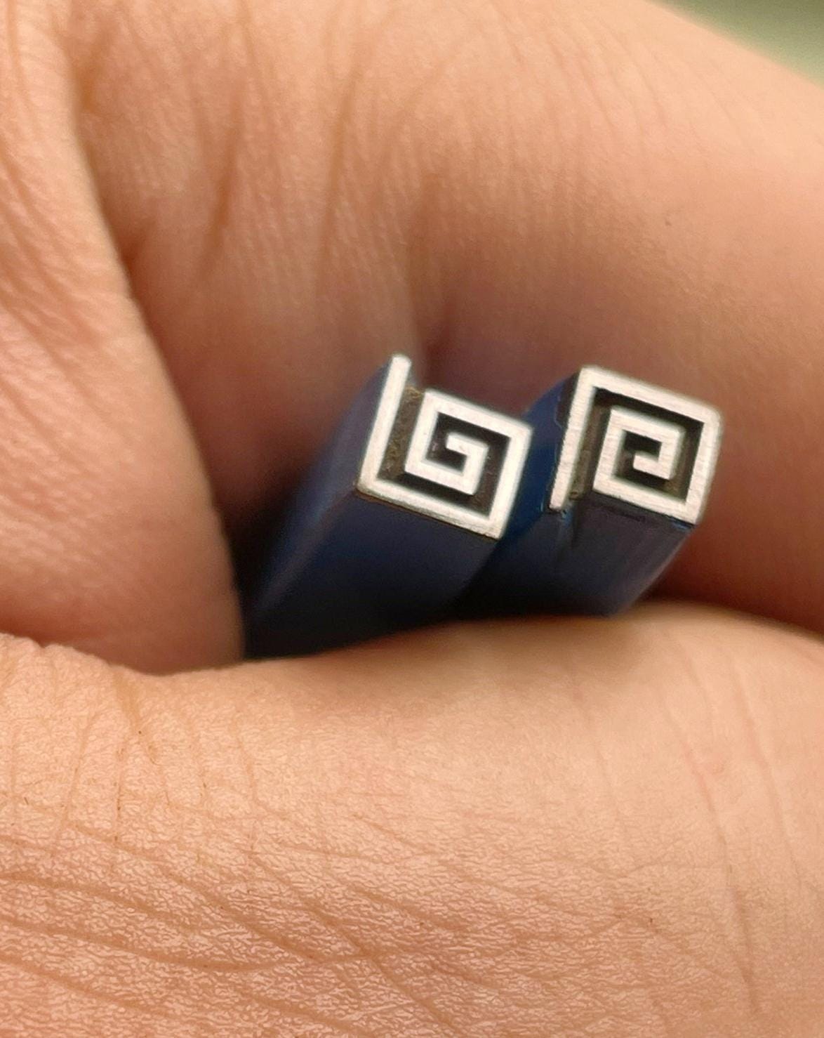 Bohemian Square Metal Stamp Boho Style Steel Punches Jewelry Metal ...
