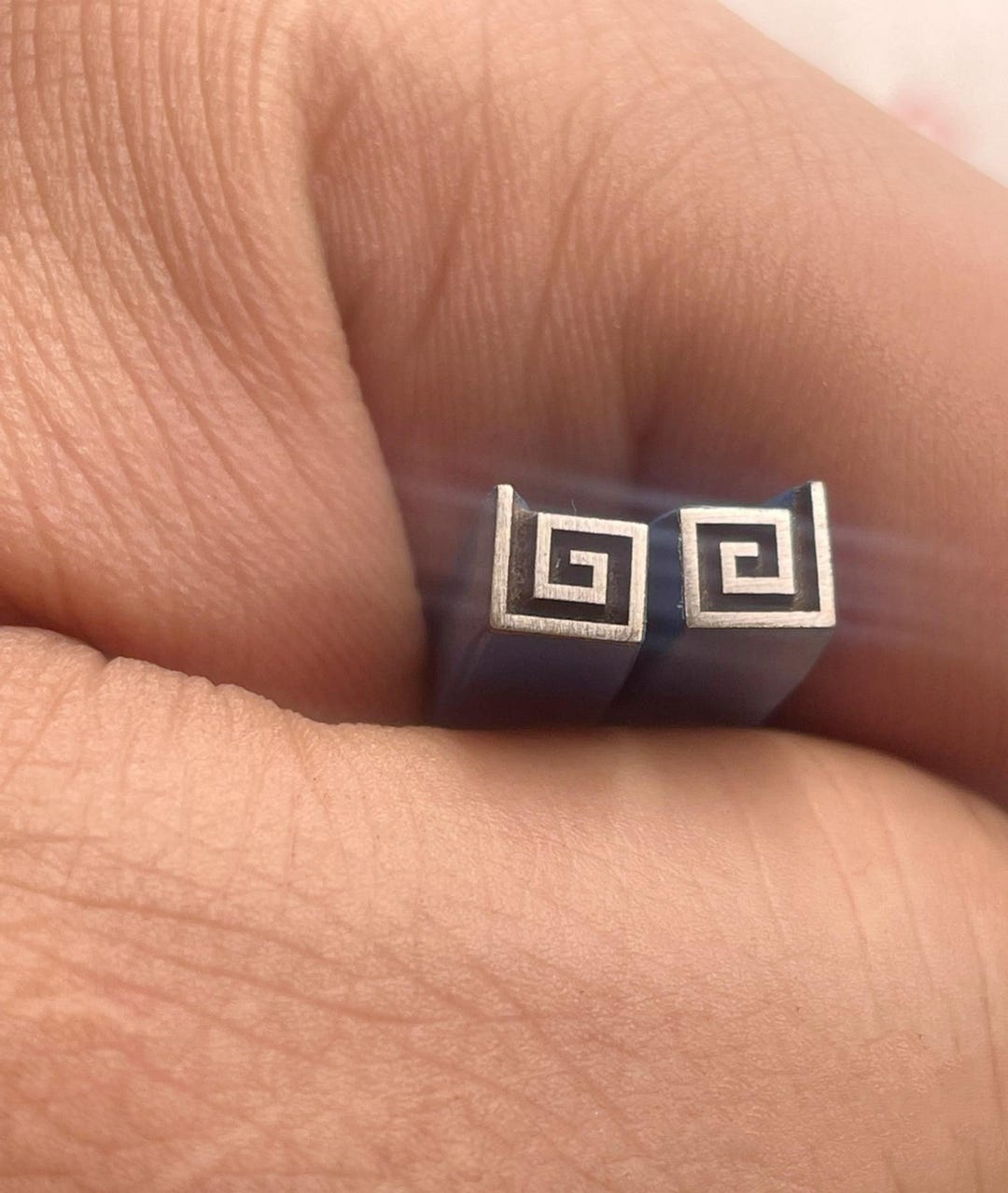 Bohemian Square Metal Stamp Boho Style Steel Punches Jewelry Metal ...