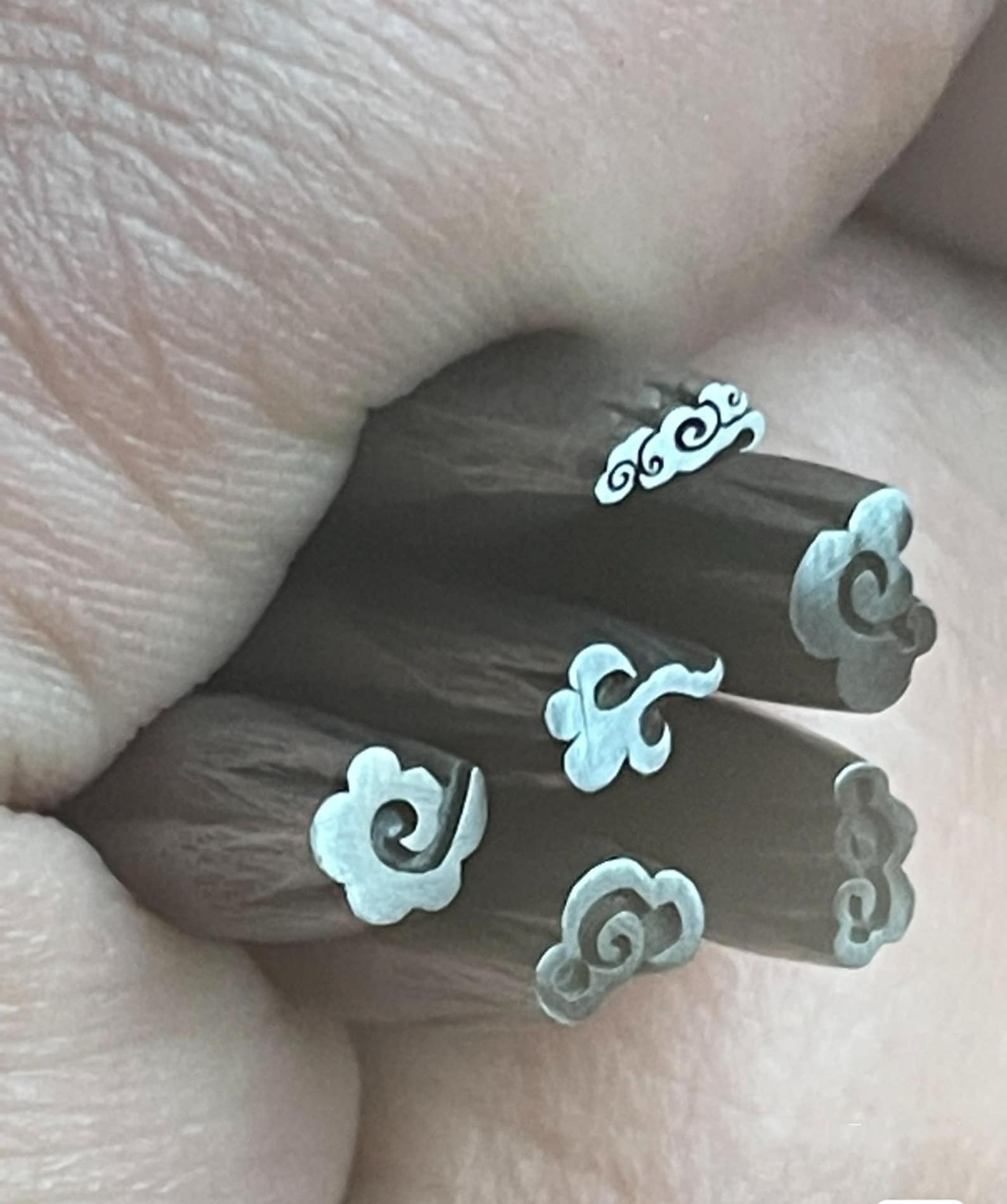 Cloud Metal Stamp Lucky Cloud Oriental Steel Punches Jewelry Metal ...