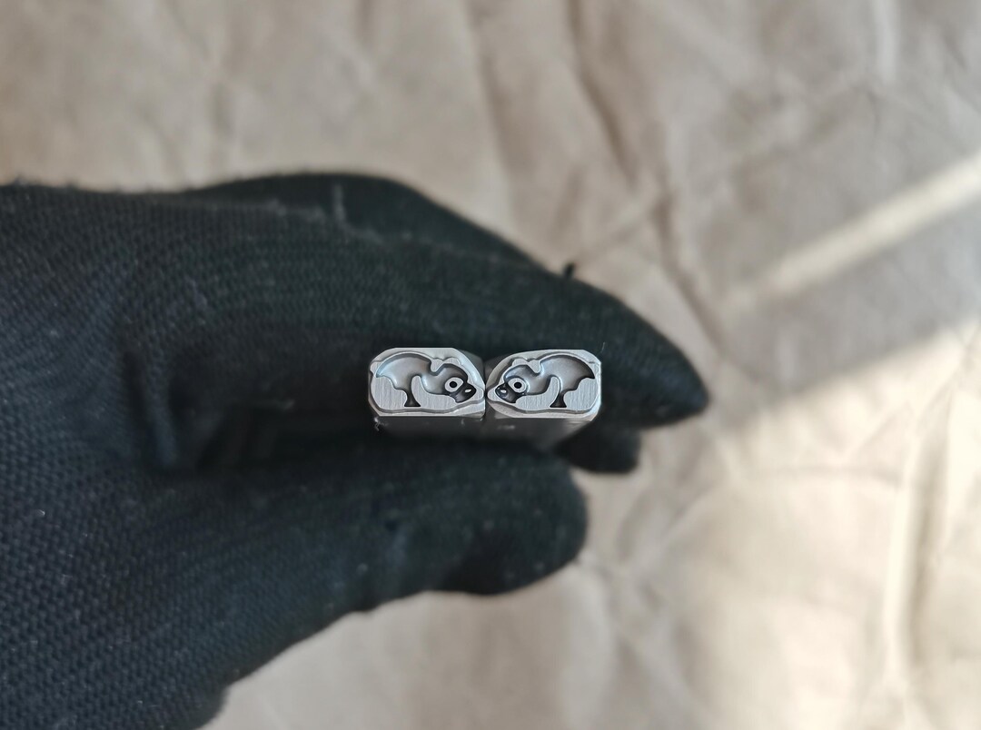 Lovely Panda Animals Cartoon Texture Steel Punches Jewelry Metal ...