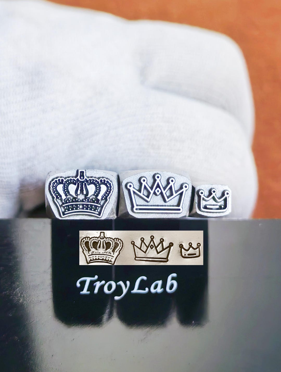 Crown Steel Punches King Queen Crown Jewelry Metal, Leather Stamping ...