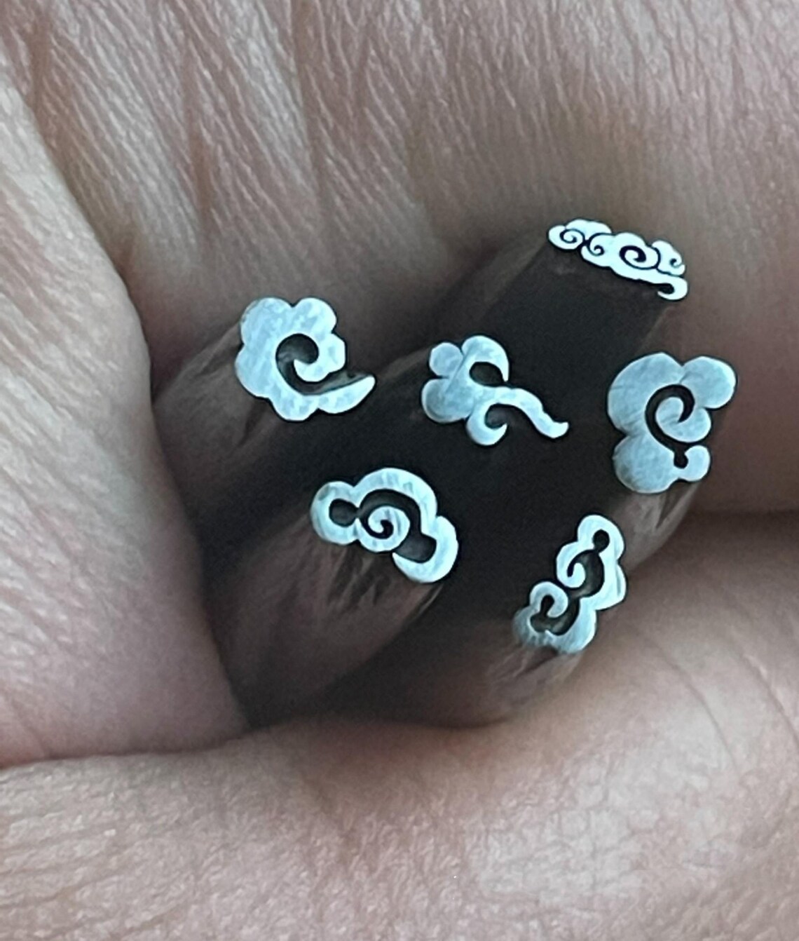 Cloud Metal Stamp Lucky Cloud Oriental Steel Punches Jewelry Metal ...