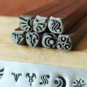 Indian Navajo Texture, Engraving, Steel Punches Jewelry Metal, Leather ...