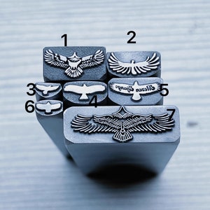 Eagle Bird Animal American Style Steel Punches Jewelry Metal, Leather ...