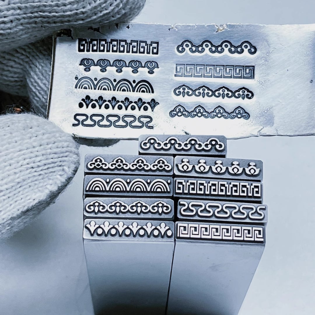 Boho Bohemian Style Spiral Floral Flower Steel Punches Jewelry Metal ...