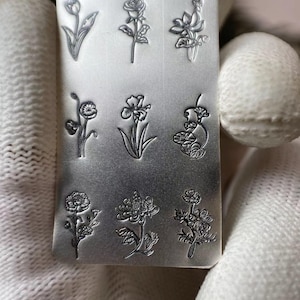 Special for Marielle--set of 12 Flower Steel Punches Jewelry Metal ...