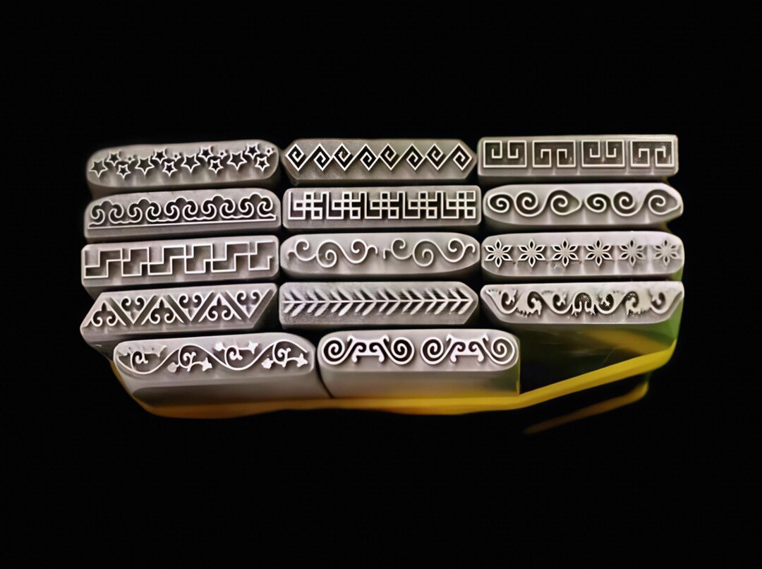 Boho Bohemian Style Spiral Floral Flower Steel Punches Jewelry Metal ...