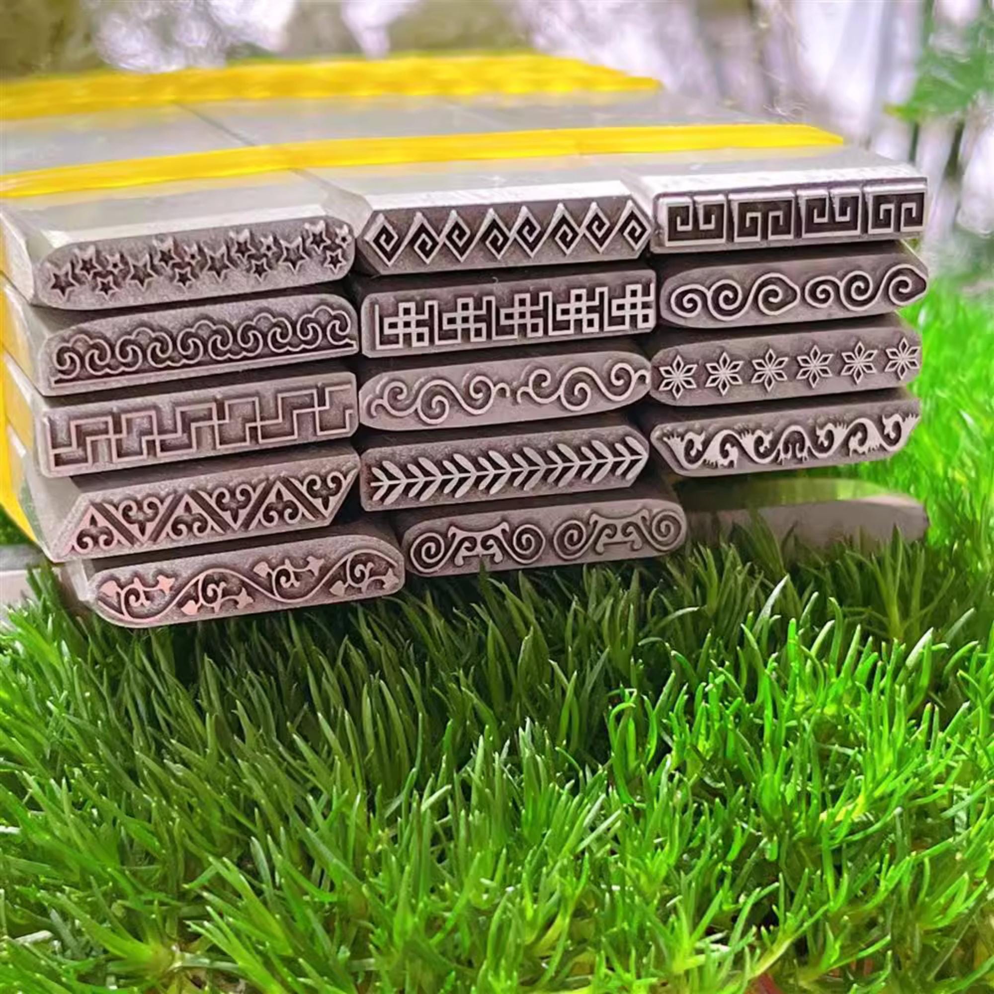 Boho Bohemian Style Spiral Floral Flower Steel Punches Jewelry Metal ...