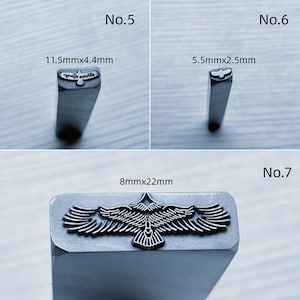 Eagle Bird Animal American Style Steel Punches Jewelry Metal, Leather ...