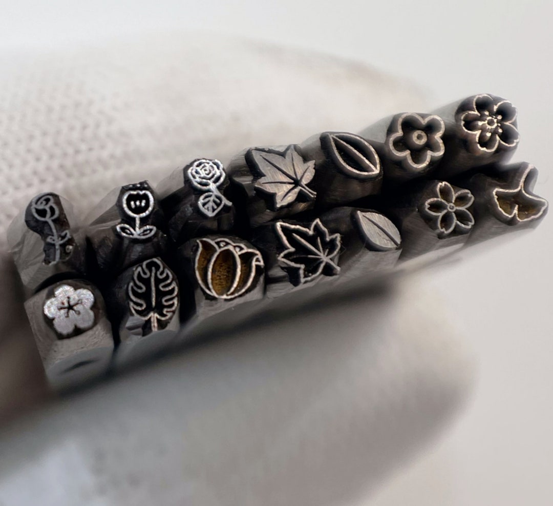 Flower Leaf Steel Punches Jewelry Metal, Leather Stamping Tools ...