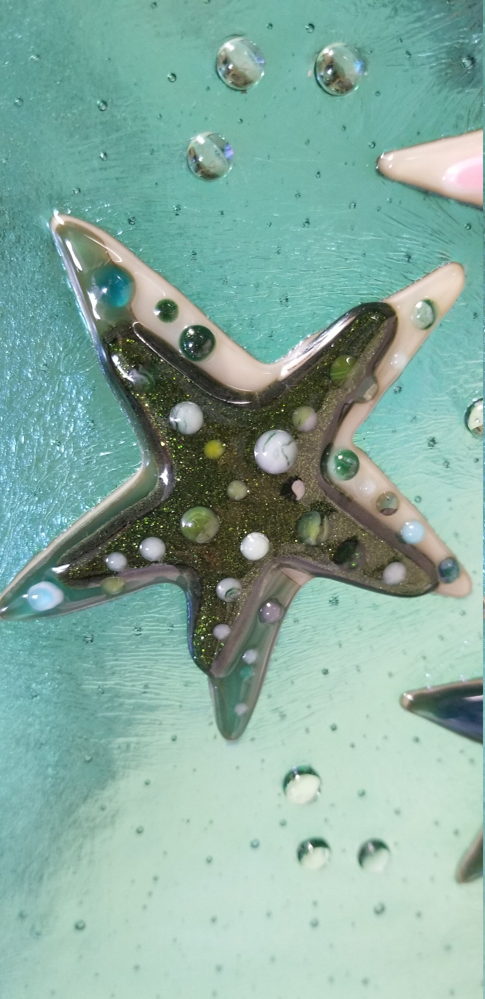 Fused Glass Plate of Starfish - Etsy