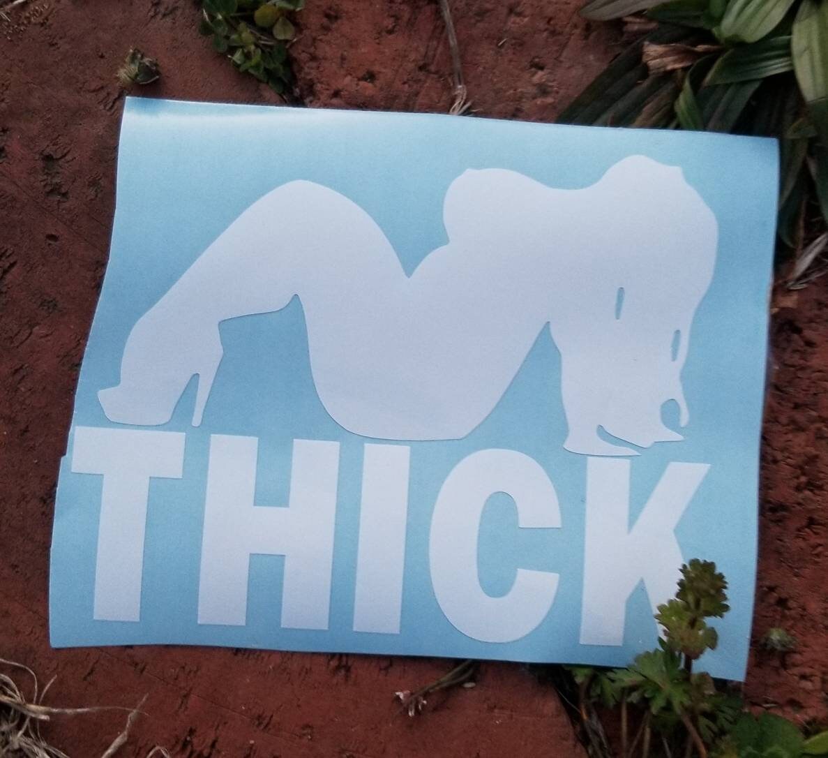 Thick Female Decal Etsy