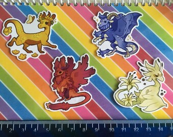 Dragon stickers | Etsy