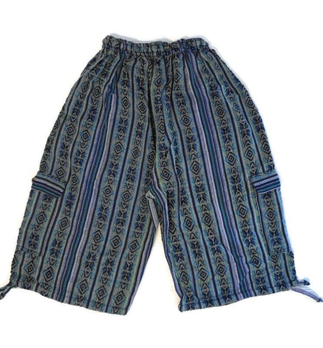 BLACK FRIDAY Boho Shorts Size M Hippie Shorts Lounge Wear - Etsy