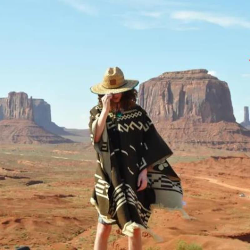 Men Cowboy Poncho - Etsy