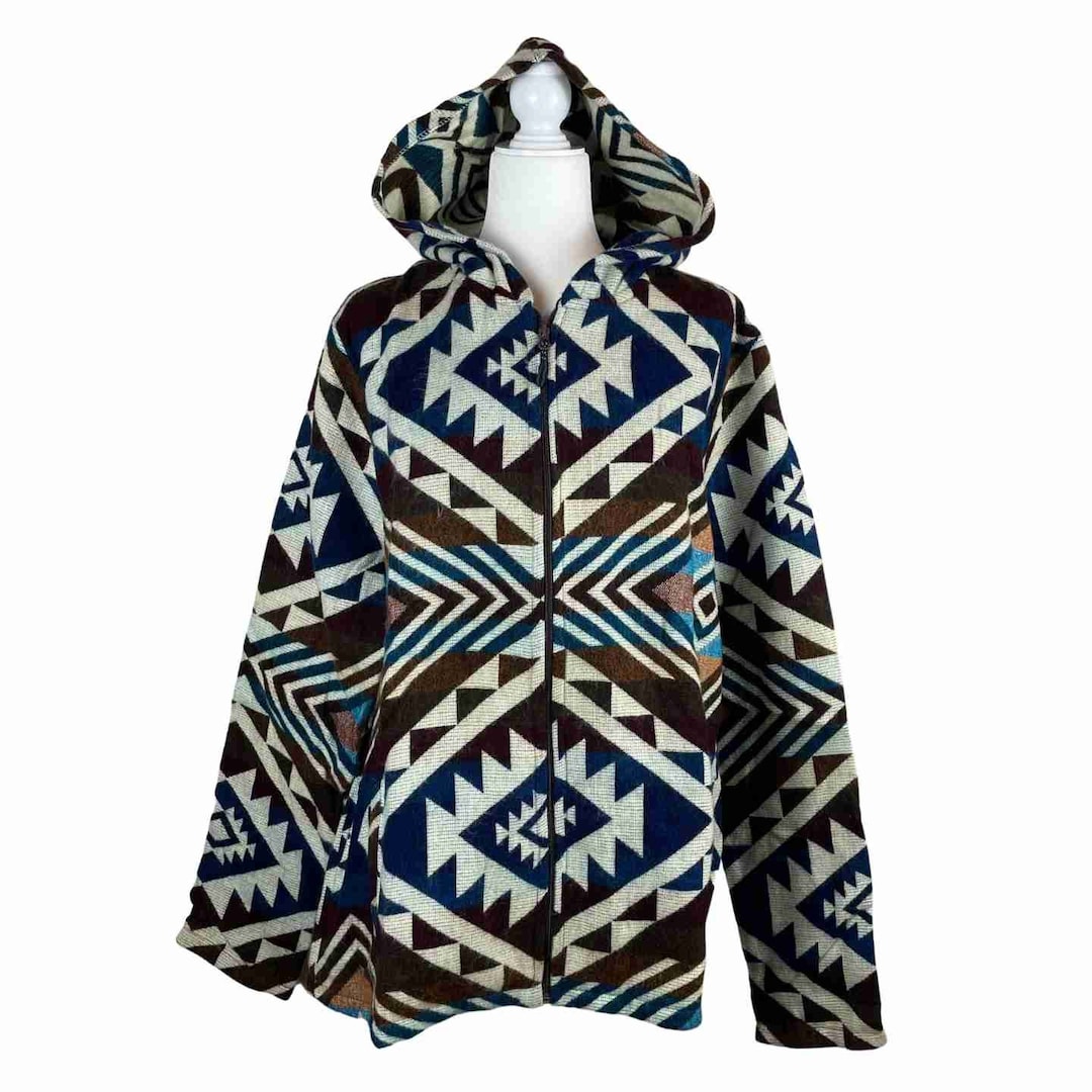 Warm & Soft Mens Alpaca Wool Jacket Hoodie | Hooded Coat With Pockets ...