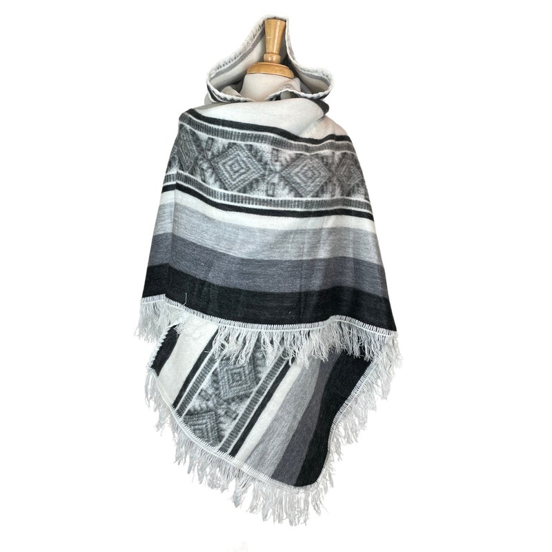 Poncho With Hood - Etsy