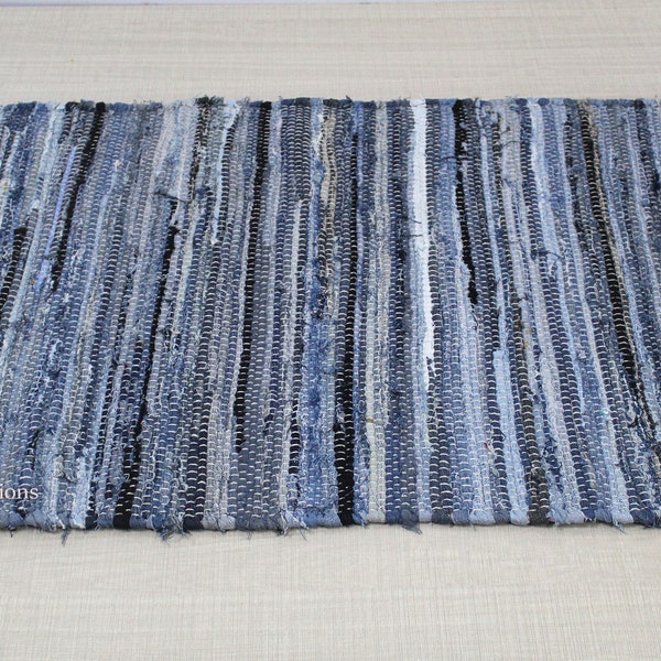 Denim Rug - Etsy