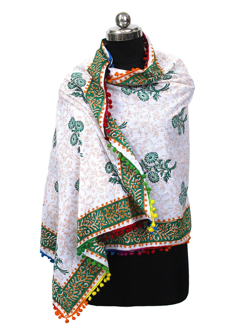 Damen Halstuch Duppata 100% Baumwolle Stola Wunderschöner | Etsy