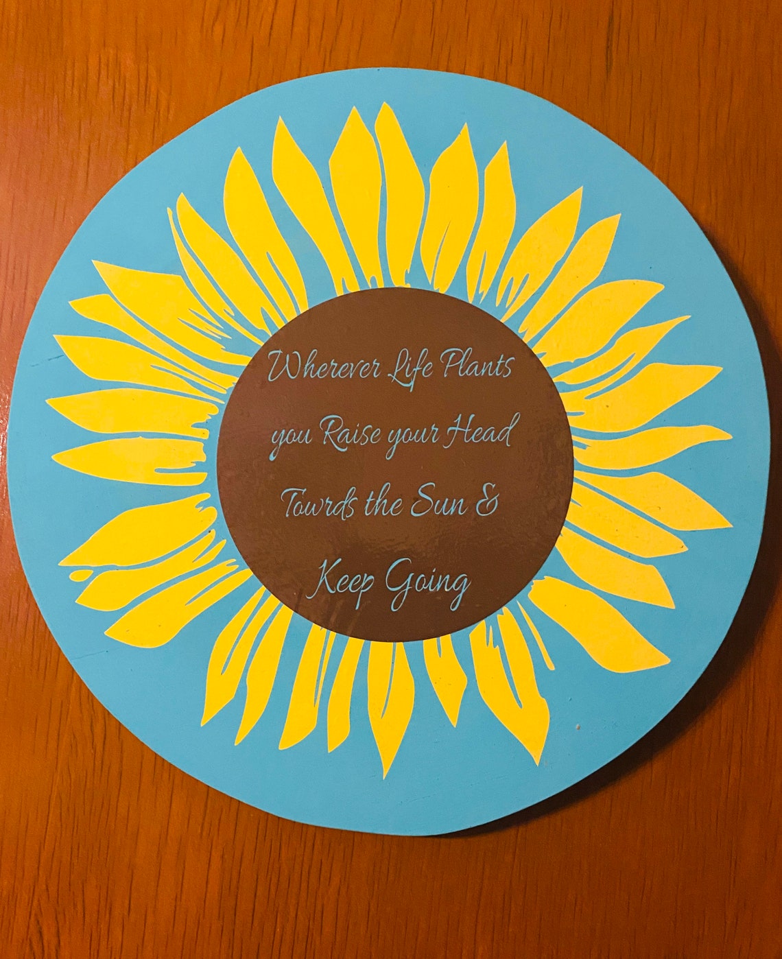 Sunflower Sign Sunflower Motivation Sign Motivational Sign | Etsy