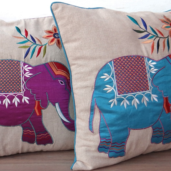 Elephant Cushion - Etsy UK