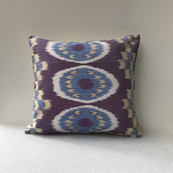 Silk Ikat Pillow - Etsy